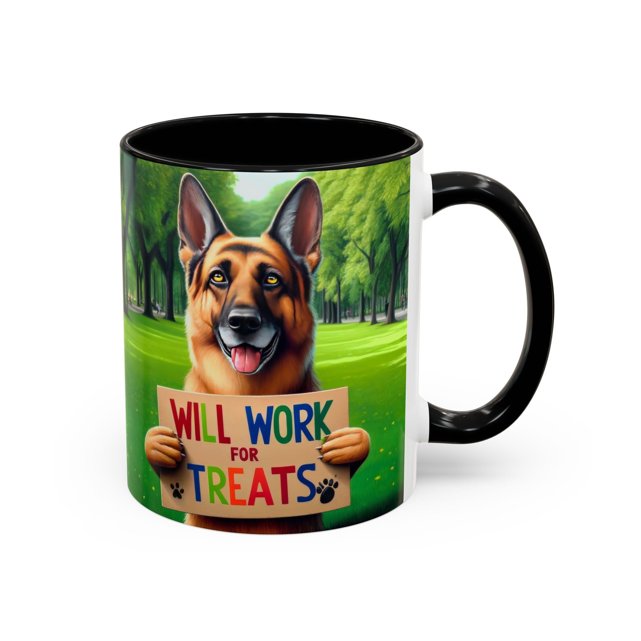 German Shepherd Begger Coffee Mug – German Shepherd Shopping