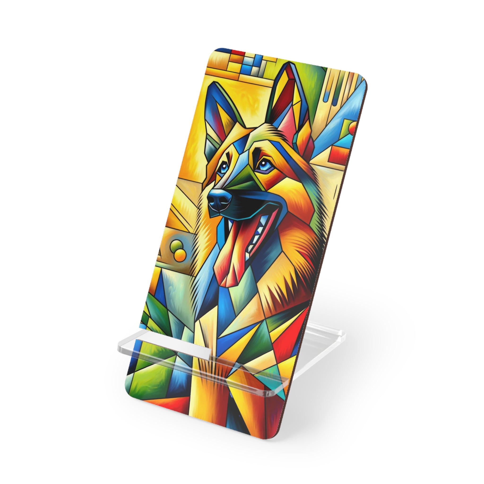 German Shepherd in Cubism Smartphone Stand – German Shepherd Shopping